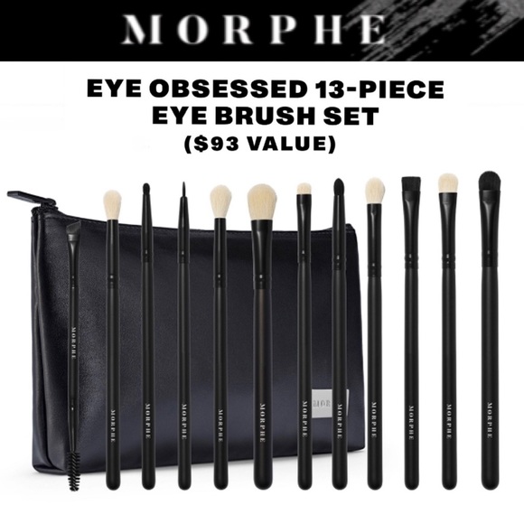 Morphe | Makeup | Morphe Eye Obsessed 2piece Brush Collection Bag ...